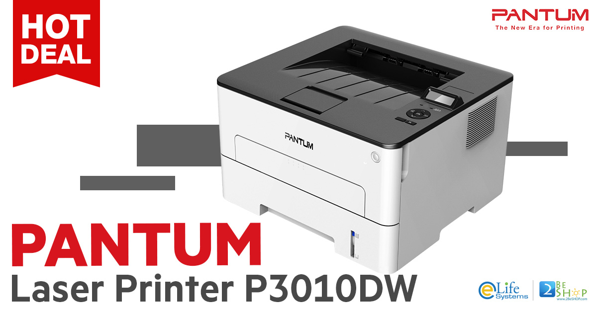 ช้อป [P3010DW] Pantum Laser Printer P3010DW ราคาถูก ซื้อออนไลน์ที่นี่ ...
